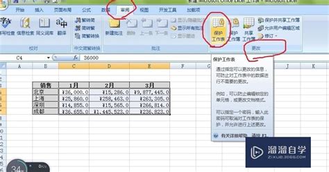 Excel怎么锁定部分表格？ 溜溜自学网