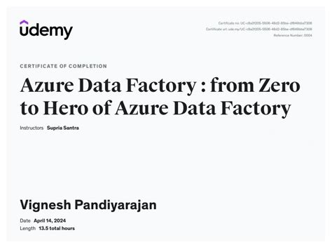 vignesh p on linkedin from udemy azure azuredatafactory