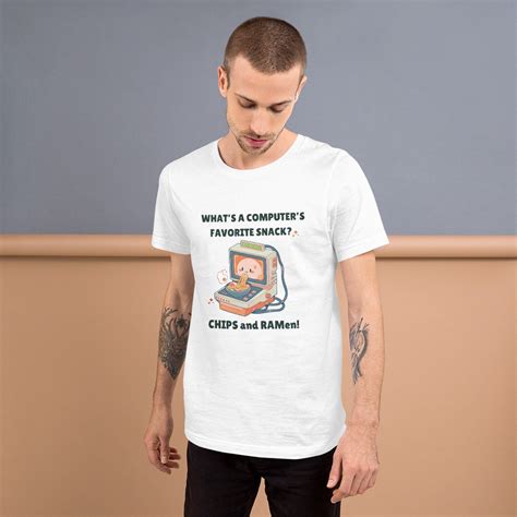 Funny Tech Programmer Shirt Computer Puns Tee Ramen Lover Pun