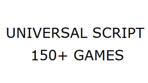 Universal Script Fe God Mode Roblox Scripts ScriptBlox
