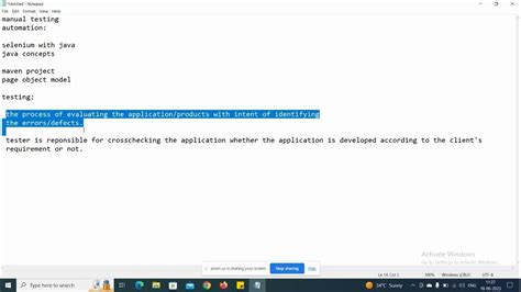 Software Testing Demo Manual Testing Selenium Testing Core Java