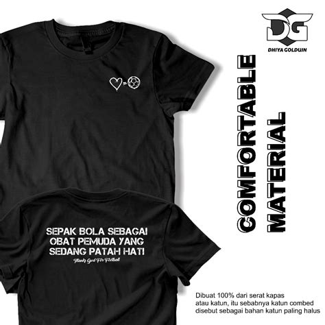 Jual Tshirt Sepakbola Sebagai Obat Pemuda Yang Sedang Patah Hati Kaos