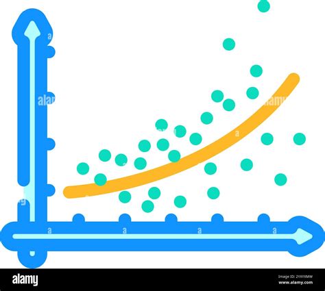 Regression Graph Machine Learning Color Icon Vector Illustration Stock Vector Image And Art Alamy
