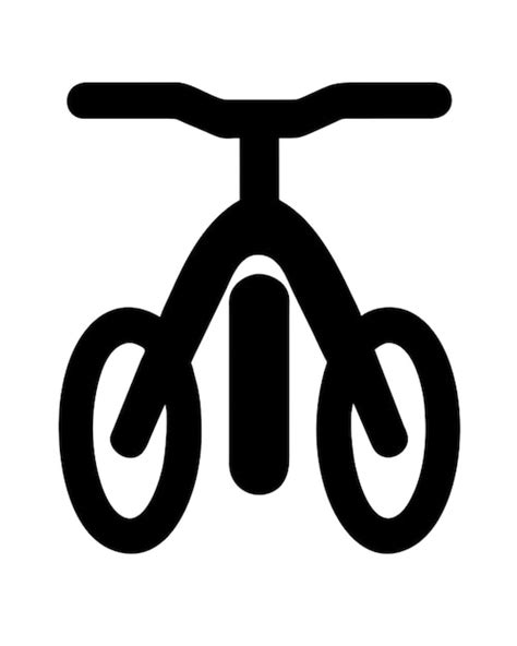 Cute Bicycle Pictogram Premium Ai Generated Vector