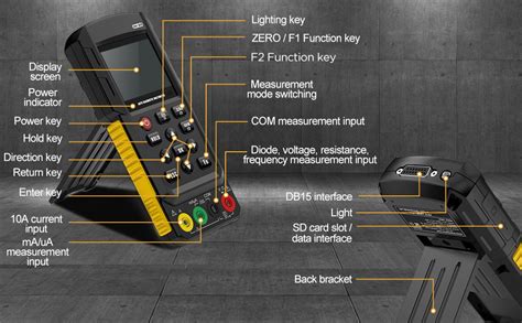 Handheld Oscilloscope Multimeter Dm303 Automotive Oscilloscope Digital Multimeter