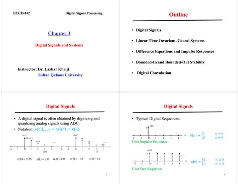 Solution Digital Signal Processing Dsp Ch3 Digital Signals And Systems