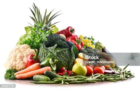 원시 유기농 야채와 과일의 다양 한 구성 건강한 식생활에 대한 스톡 사진 및 기타 이미지 건강한 식생활 고추류 과일 Istock