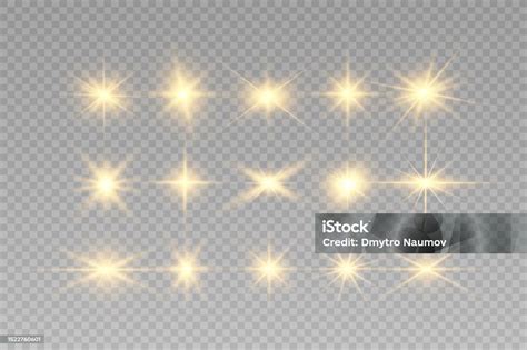 특수 렌즈 플래시 조명 효과 플래시가 광선과 탐조등을 깜박입니다 일러스트 광선에서 나오는 아름다운 별 빛 태양은 역광입니다 밝고 아름 다운 별입니다 햇빛 섬광 Rays Of