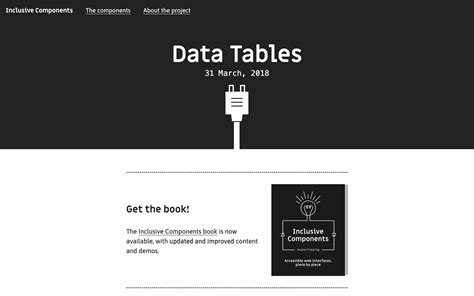 Accessible Data Table Fountn
