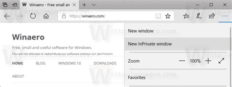 Run Microsoft Edge In Private Mode