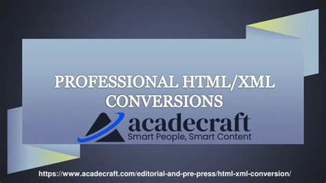 Ppt Html Xml Conversion Services Powerpoint Presentation Free Download Id12674668