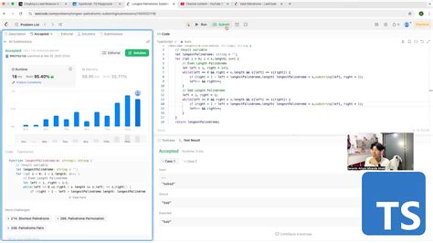 Leetcode 5 Longest Palindromic Substring Typescript Youtube