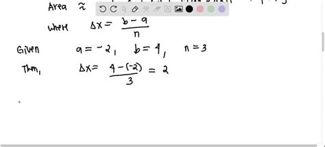 solved approximate the area between h w and the x axis from x 2 to