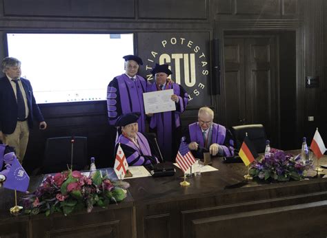 The Rector Of The University Of Life Sciences In Lublin With An