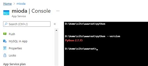 Python Create Azure Web App With Multiple Stacks Stack Overflow