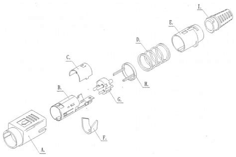 MINIDIN 4 PIN MALE POWER CONNECTOR - PARTCO