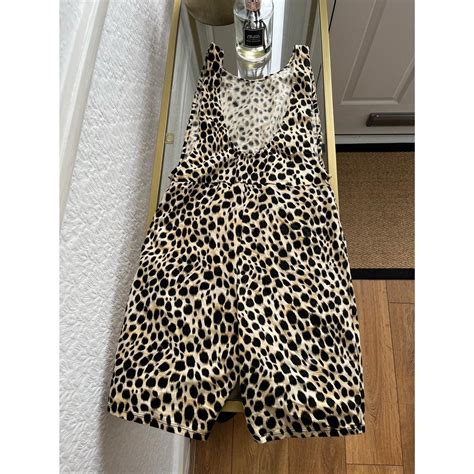 Motel Leopard Print Unitard Never Worn Perfect Depop