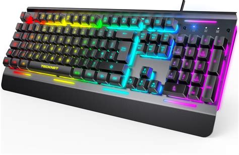Corsair K55 Core Rgb Membrane Wired Gaming Keyboard Quiet Responsive Switches Spill Proof