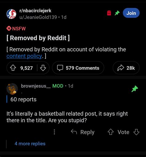 Reddit Admins Are Pussies R Nbacirclejerk