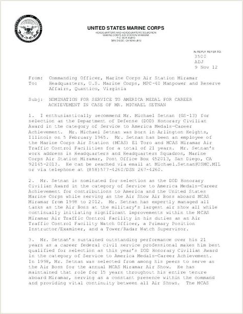 Usmc Resume Template