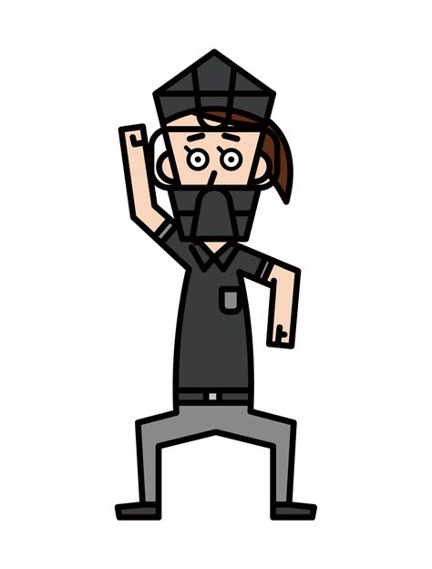 야구 심판남성의 일러스트 무료 일러스트 소재집 Kukukeke