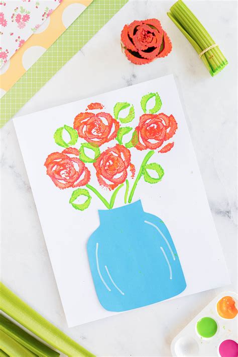 Celery Flower Stamp