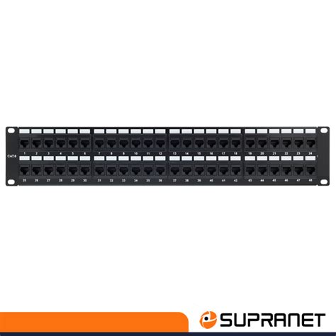 Patch Panel Cat 6 48 Ports Supranet Patch Panel Cat 6 48 Ports Supranet