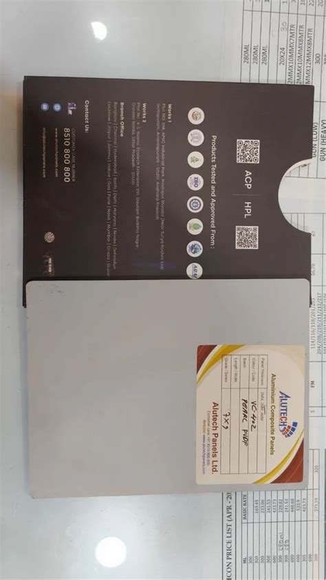 Brown Alutech Acp Sheets For Exterior At ₹ 65square Feet In Vadodara Id 21389772730