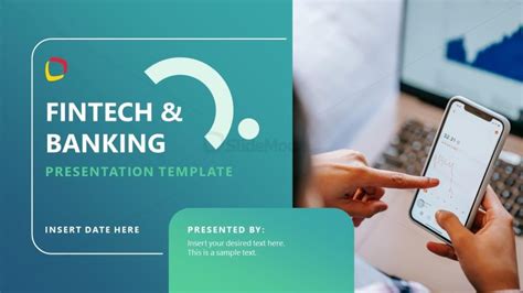 Fintech Banking Presentation Template - Title Slide - SlideModel