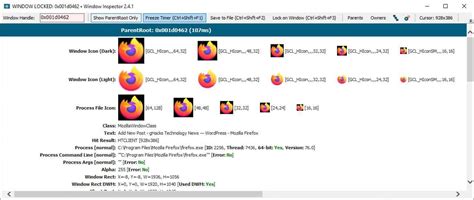 View In Depth Information Of Any Program S Window And Its Process Using Window Inspector