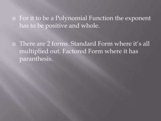 Polynomial Functions PPTX Computing Technology Computing