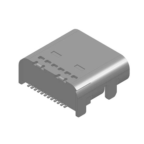 Right Angle SMT Conduct Electricity USB Type C Socket From China Manufacturer KunShan Winconn
