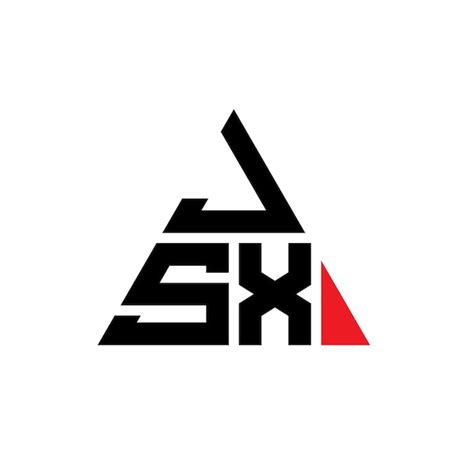 Premium Vector Jsx Triangle Letter Logo Design With Triangle Shape