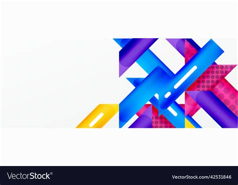 Background Color Abstract Overlapping Stripes Vector Image