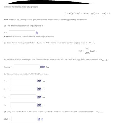 Solved Consider The Following Initial Value Problem 4 Z2