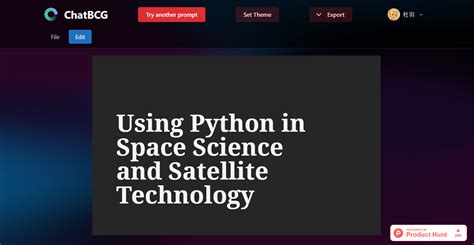 AI 也會做簡報ChatBCG 一鍵幫你產生投影片 NCU GS AI Introduction ai introduction community Discussion