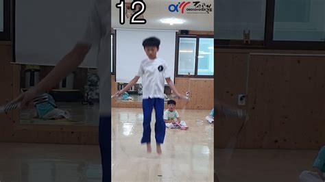 송은o 줄넘기 이중뛰기 최고기록 경신 여수 죽림 조례태권도 Youtube