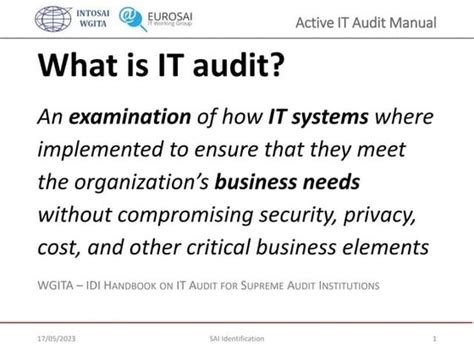 Domain 1 Information System Auditing Process Presentation Pptx