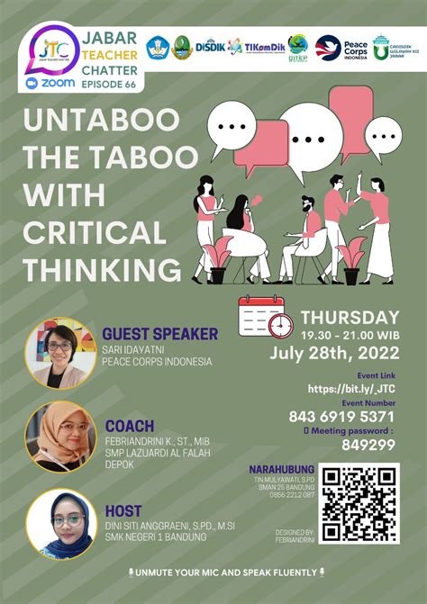 Untaboo The Taboo With Critical Thinking Rwd