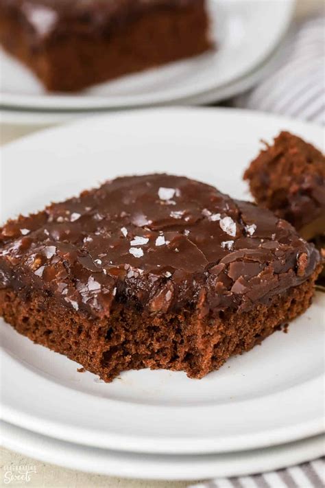 Small Chocolate Cake Recipe Mini Sheet Cake Celebrating Sweets