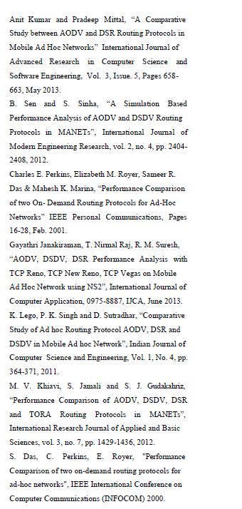 performance based evaluation of dsdv aodv and dsr routing protocols in