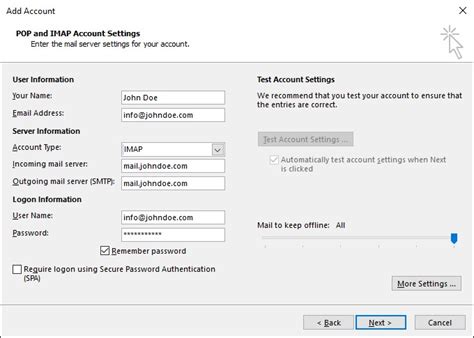 How To Setup Imap Using Microsoft Office Outlook Uk Cheapest Co Uk