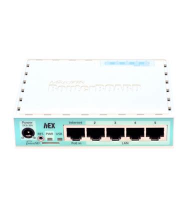 Mikrotik Wired Ethernet Router No Wifi RB750Gr3 HEX Dual Core 880MHz CPU 256MB RAM 16 MB