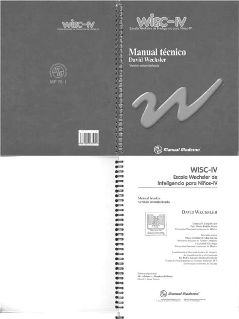 Wisc Iv Manual De Aplicacion Compress Pdf