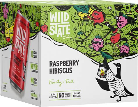 Raspberry Hibiscus Wild State Cider