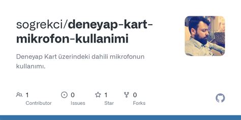 GitHub sogrekci deneyap kart mikrofon kullanimi Deneyap Kart üzerindeki dahili mikrofonun