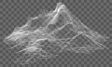 PNG Abstract Digital Mountain Data Free PNG Rawpixel