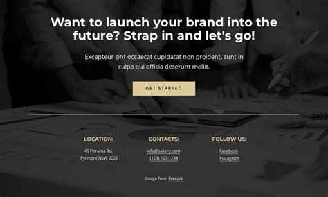contacts and button html code example by nicepage