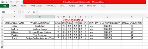 Delete Blank Rows And Columns In Excel In Java Manipulating Office