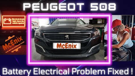 Peugeot 508 Battery Electrical Problem Problem Fixed Bpga Youtube